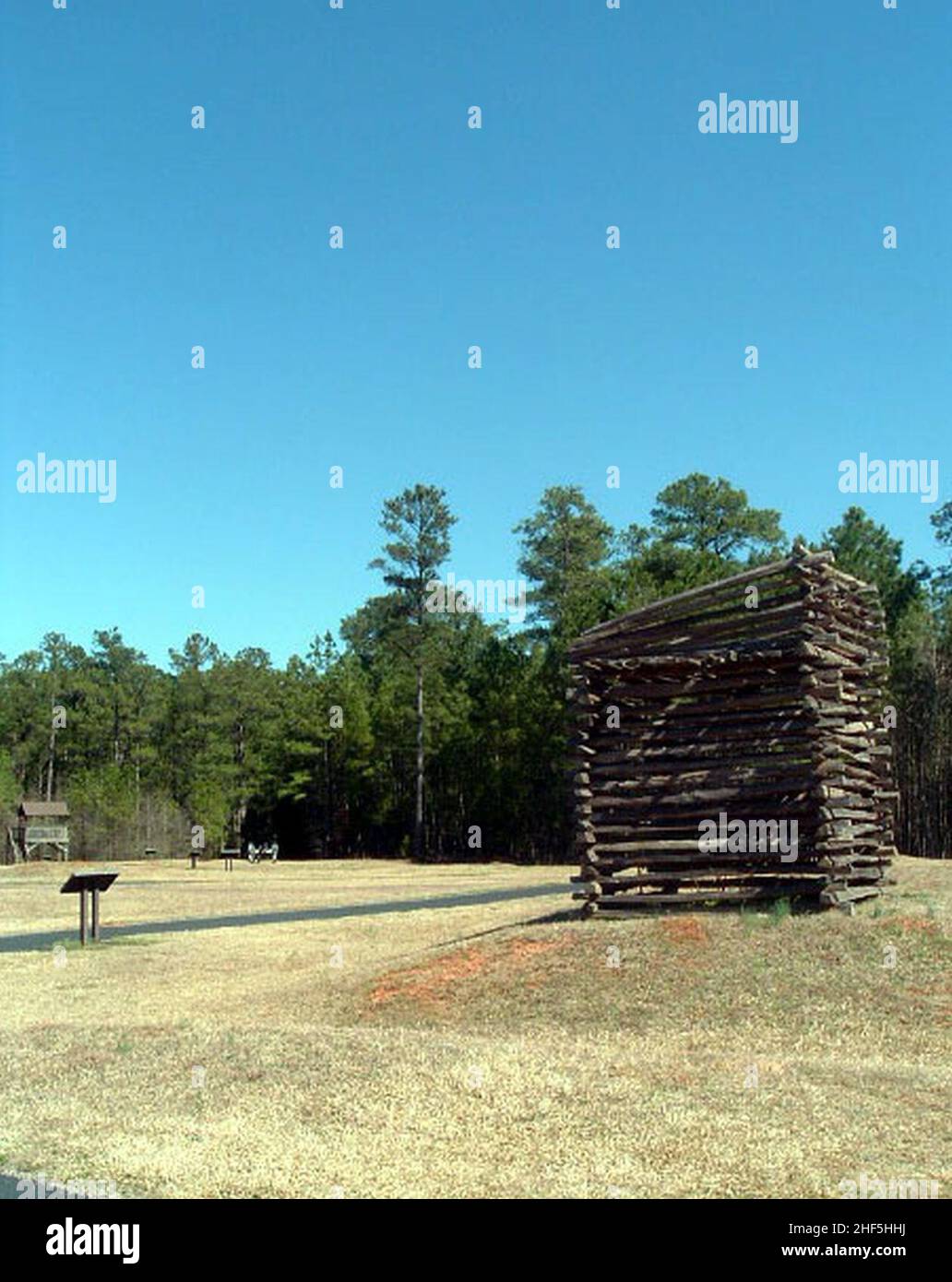 Savannah River Scenic Byway - A Rifle Tower on the Ninety-Six ...