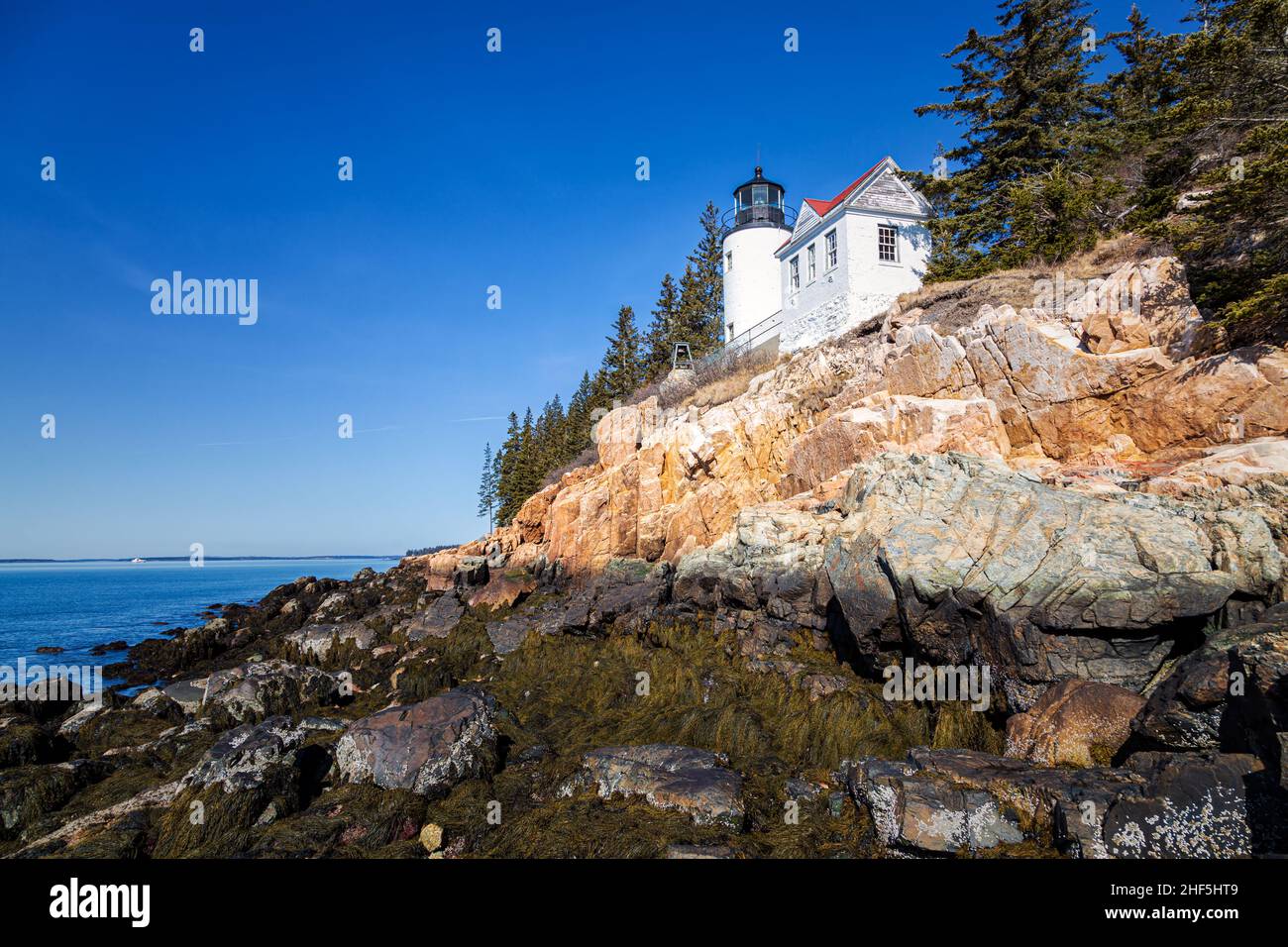 Sea beach lighthouse bass hi-res stock photography and images - Alamy