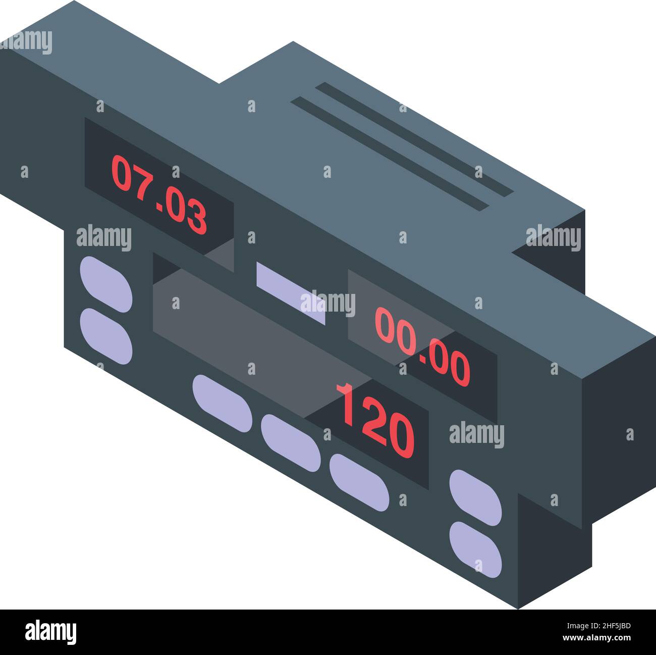 Taximeter money distance icon Stock Vector Images - Alamy