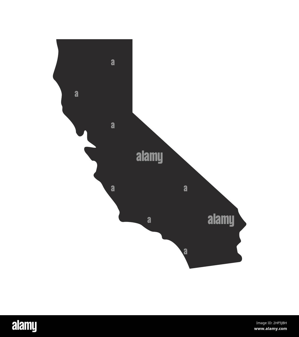 California state outline Stock Vector Images - Alamy