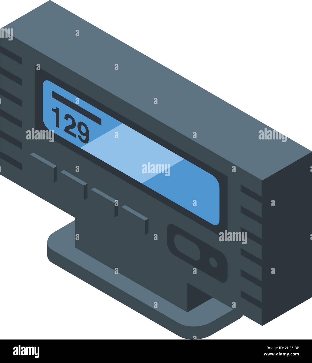 Payment taximeter icon isometric vector. Taxi meter. Driver cab Stock ...