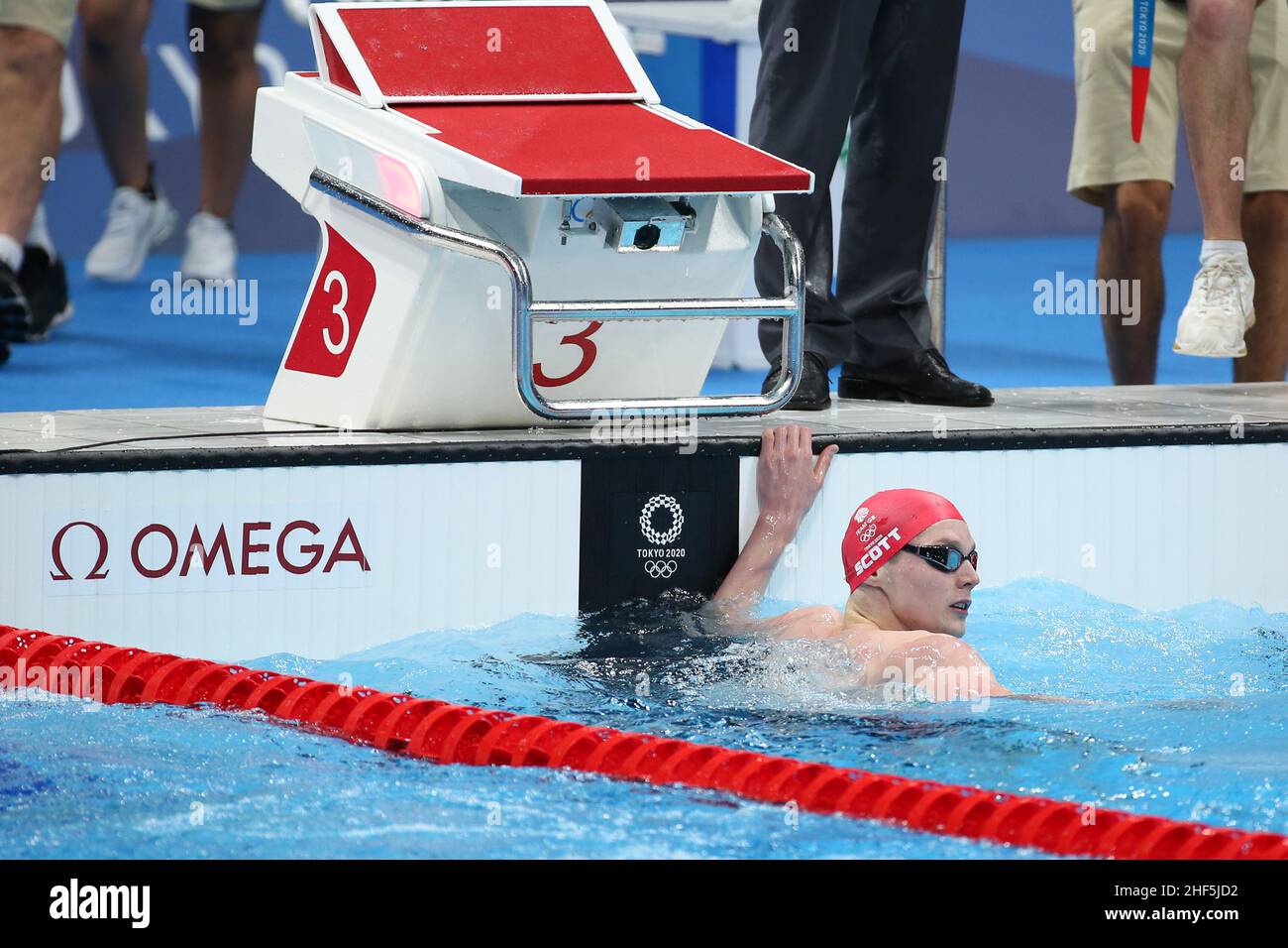 JULY 26th, 2021 - TOKYO, JAPAN: Duncan Scott of Great Britain wins his ...