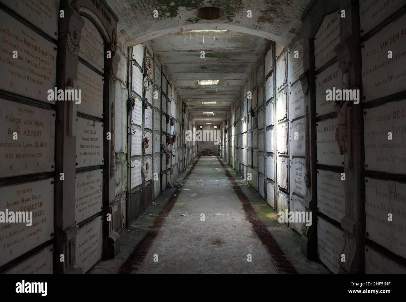 Brussels, Belgium. Underground Burial Site at Laken District containing ...