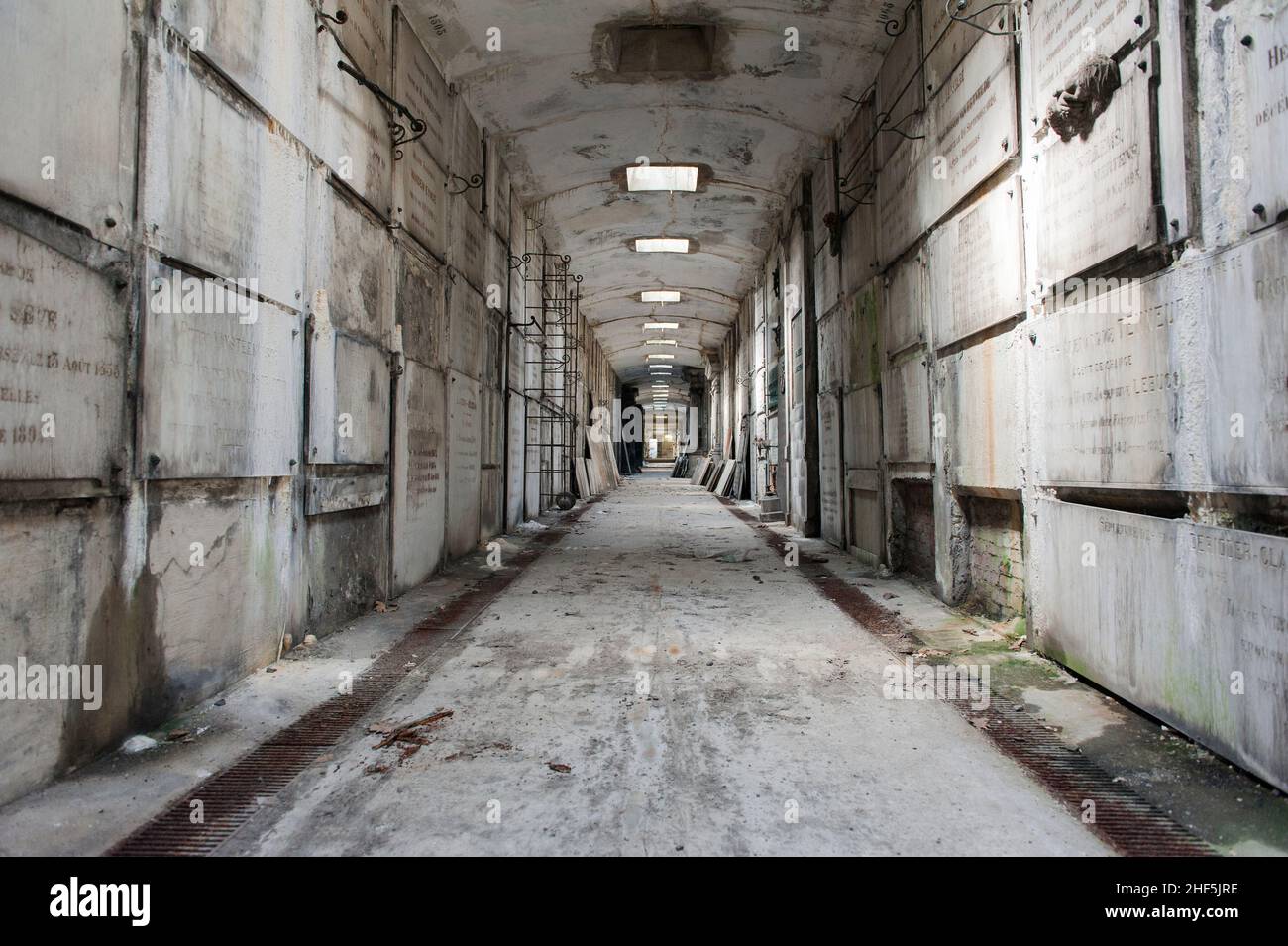 Brussels, Belgium. Underground Burial Site at Laken District containing ...