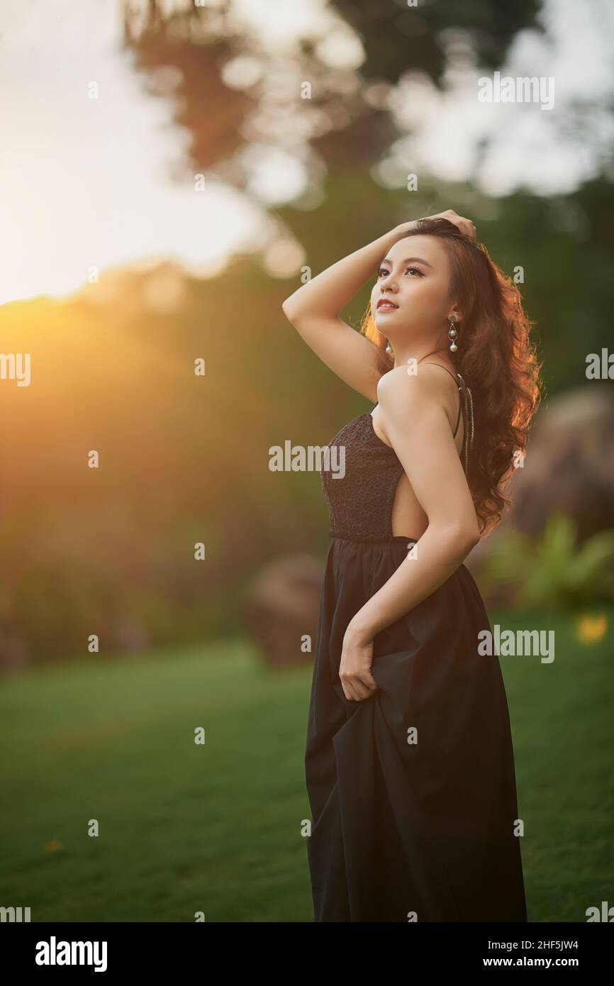 Ho Chi Minh city, Viet Nam: Portrait of a beautiful Vietnamese girl in ...