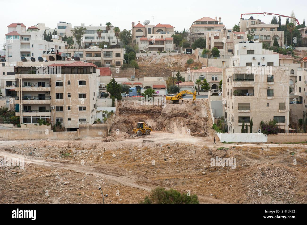 Amman, Jordan. MultipleTraditional Apartment Building and Residence ...