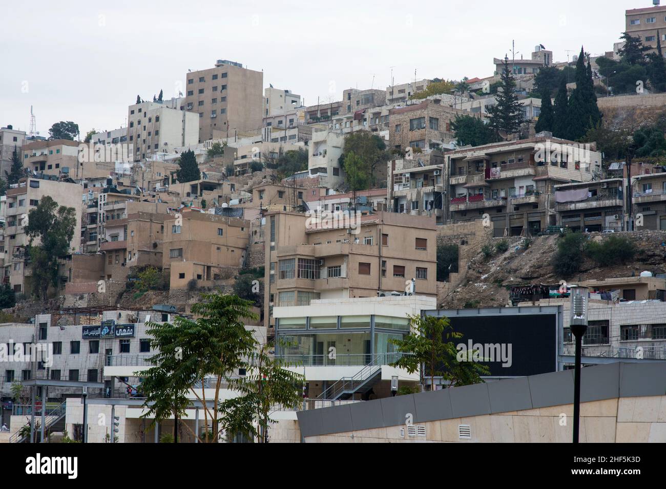 Amman, Jordan. MultipleTraditional Apartment Building and Residence ...