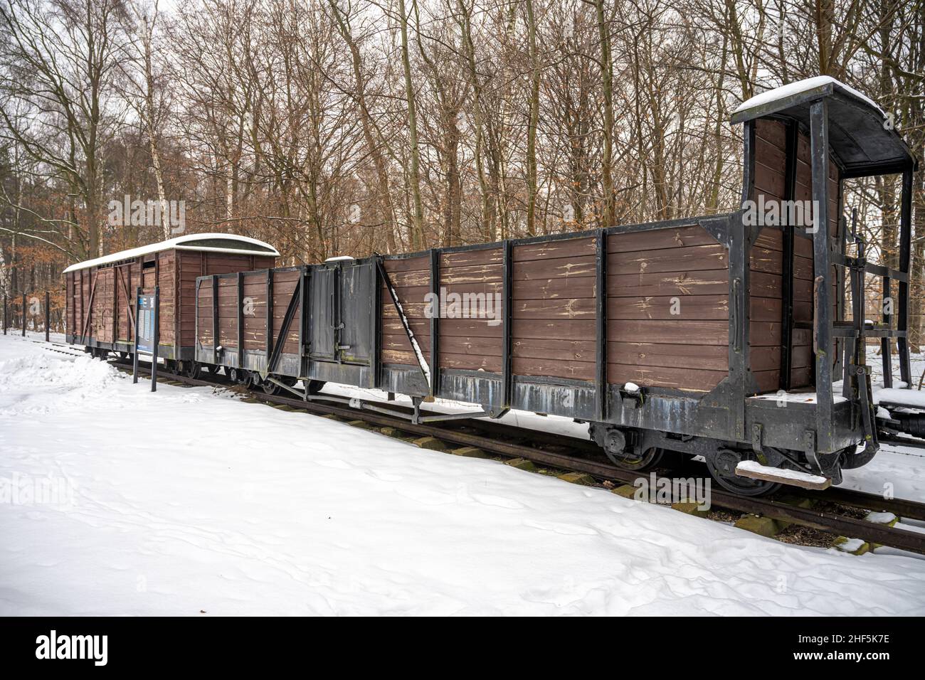 December 30, 2021 - Stutthof, Poland: A Holocaust Train at the Nazi ...