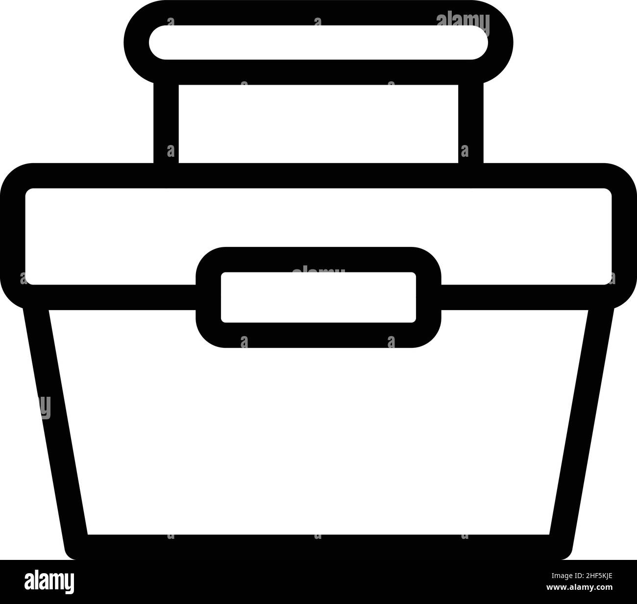 Food box icon outline vector. Snack pack. Paper cereal Stock Vector ...