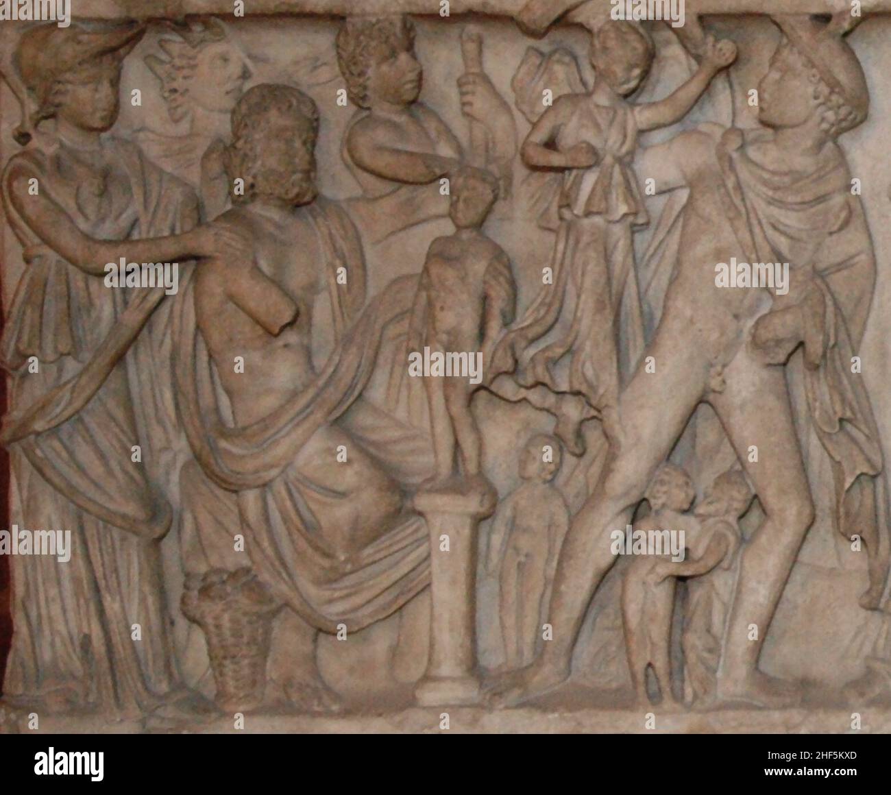 Sarcophagus Prometheus Louvre Ma339 (detail Stock Photo - Alamy