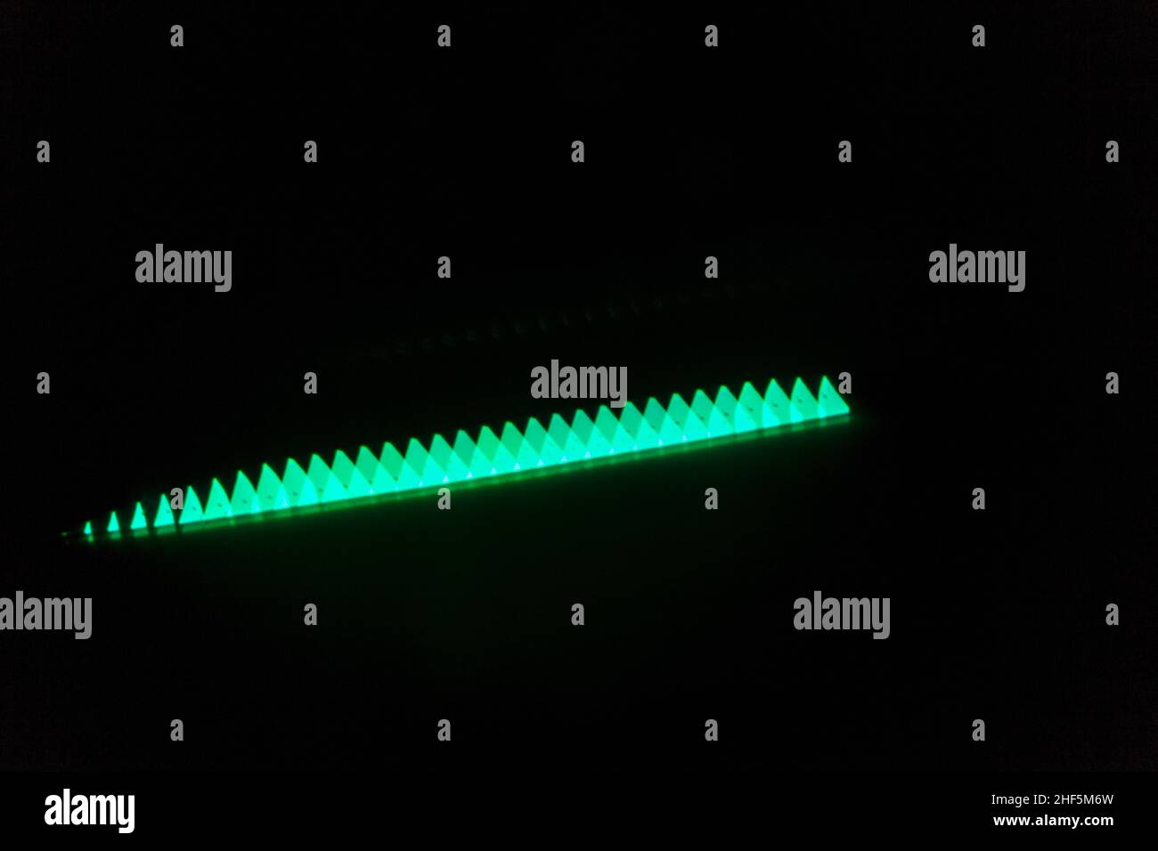 abstract pattern of light points in a row Stock Photo - Alamy