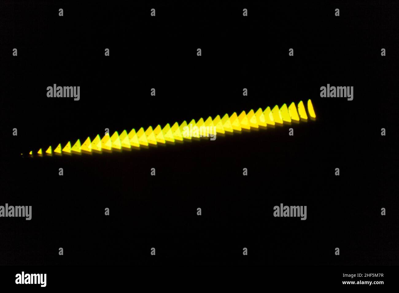 abstract pattern of light points in a row Stock Photo - Alamy