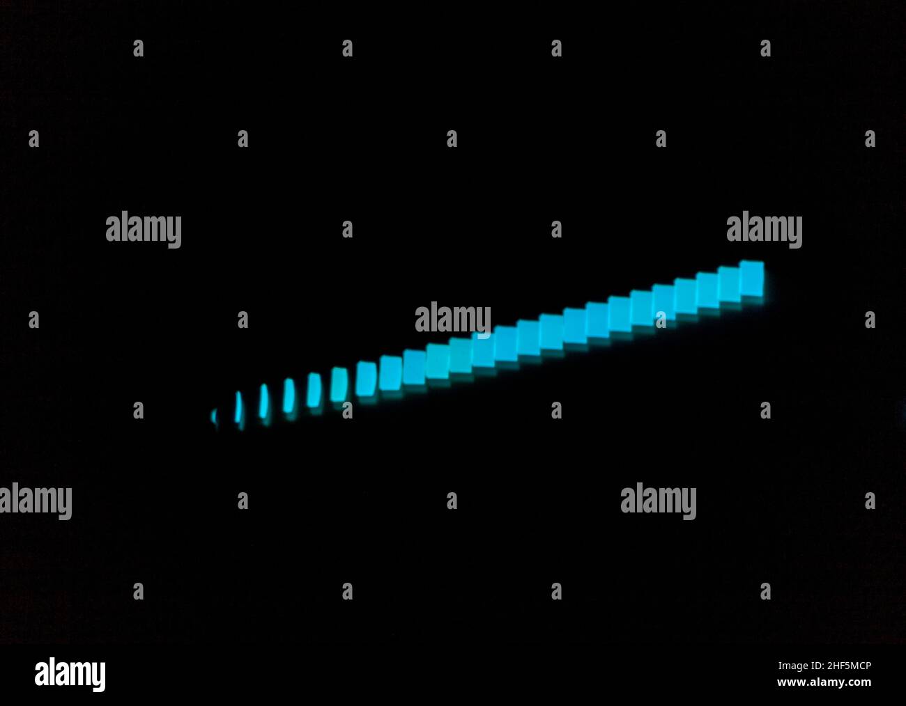 abstract pattern of light points in a row Stock Photo - Alamy