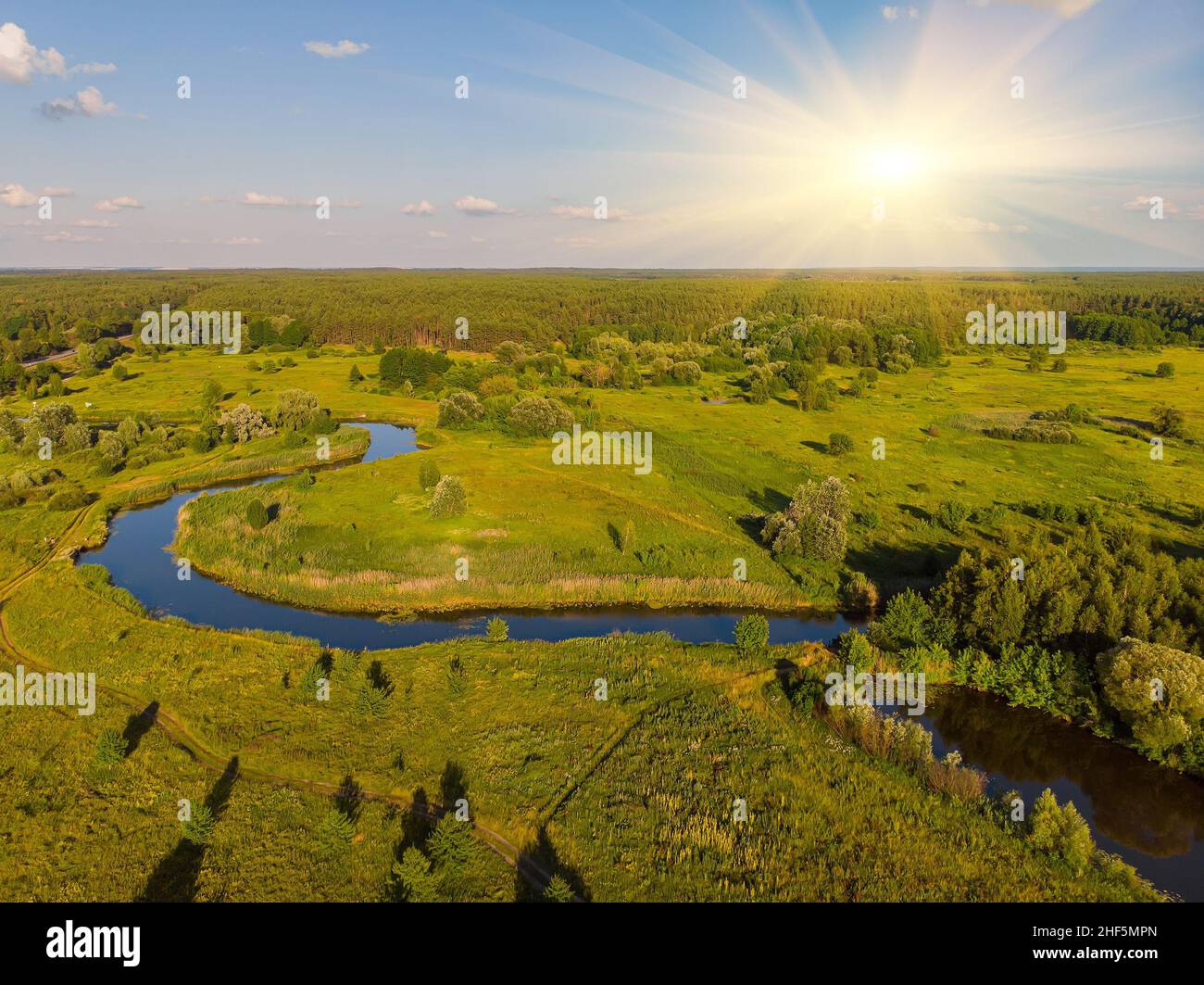 Birds eye view of the bend hi-res stock photography and images - Alamy