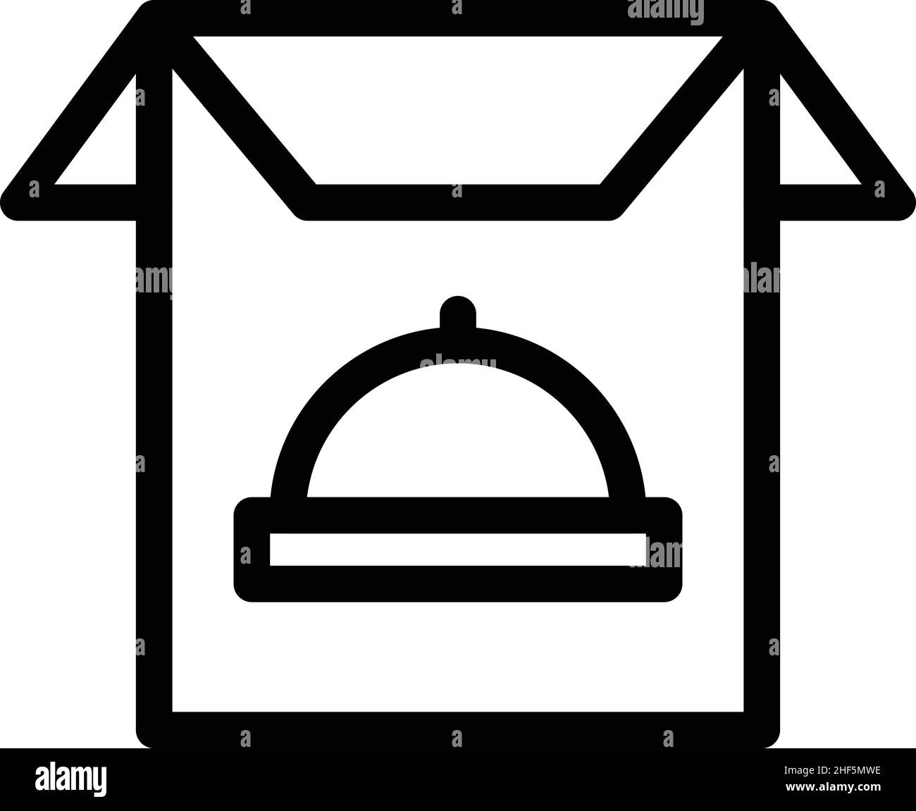 Package burger Black and White Stock Photos & Images - Alamy