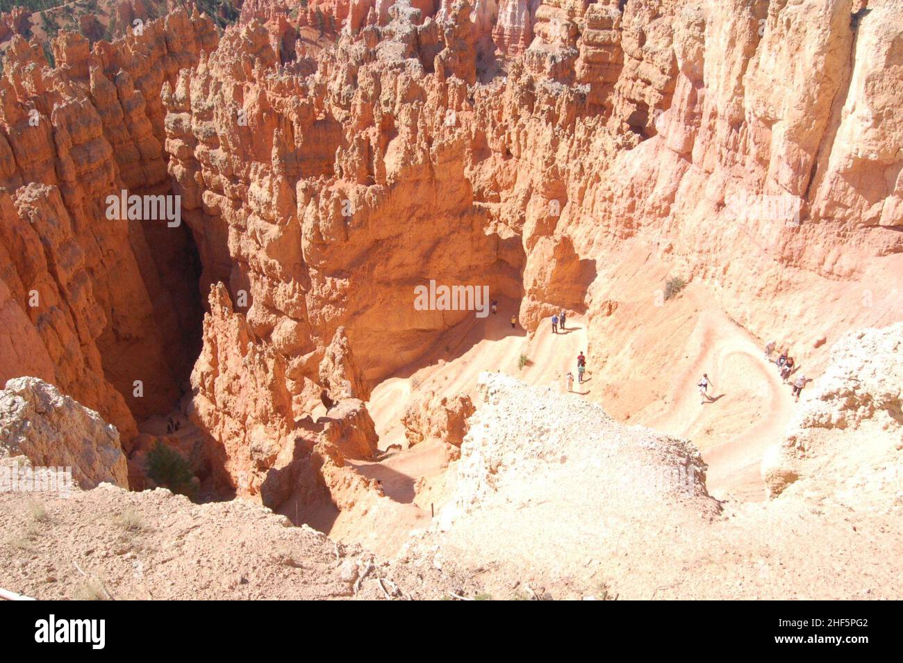 Scenic Byway 12 - Switchbacks on Bryce Canyon Trail Stock Photo - Alamy