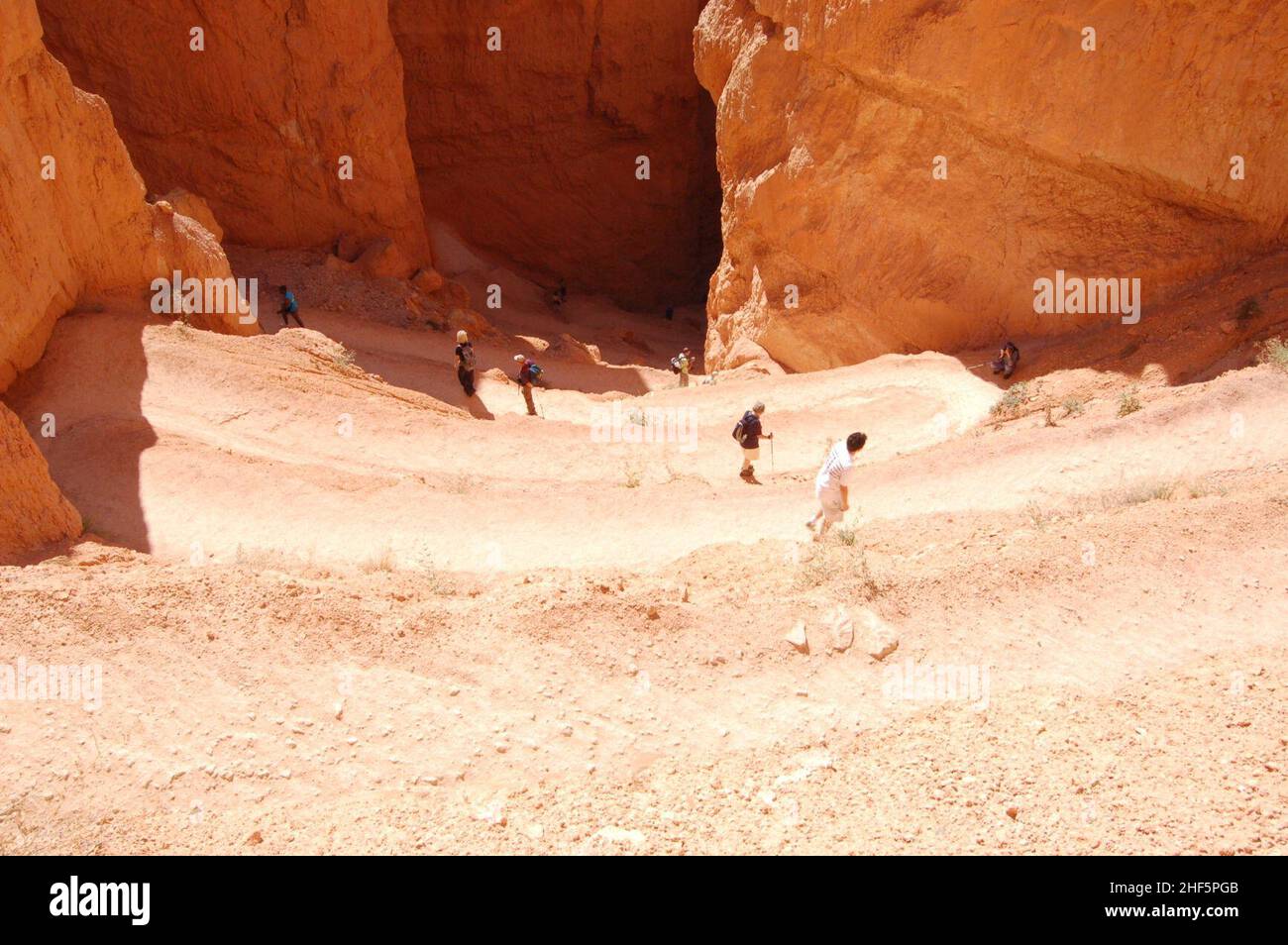 Scenic Byway 12 - Switchbacks on Bryce Canyon Trail Stock Photo - Alamy