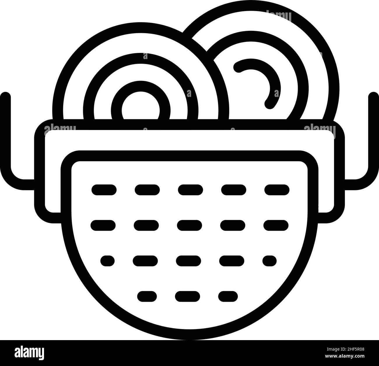 Bamboo sieve Stock Vector Images - Alamy