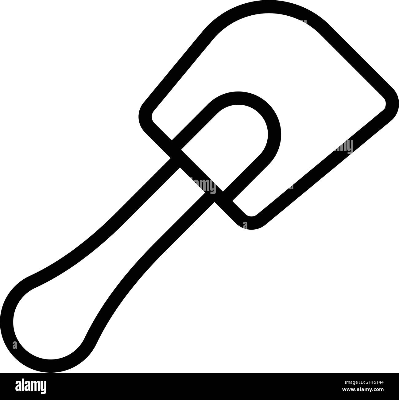 Spoon spatula icon outline vector. Cooking kitchen. Bbq grill Stock ...