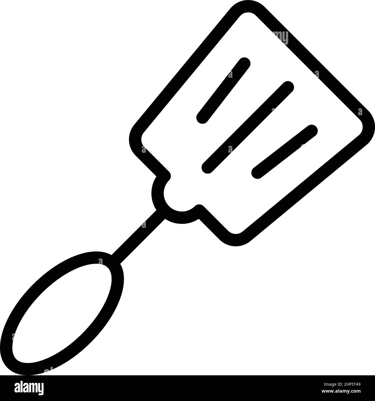 Spatula equipment icon outline vector. Kitchen cooking. Utensil bbq ...