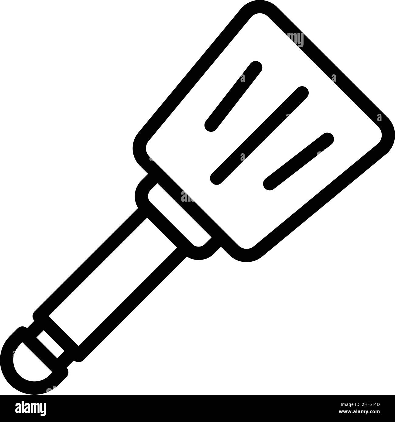 Spatula tool icon outline vector. Cooking kitchen. Bbq grill Stock ...
