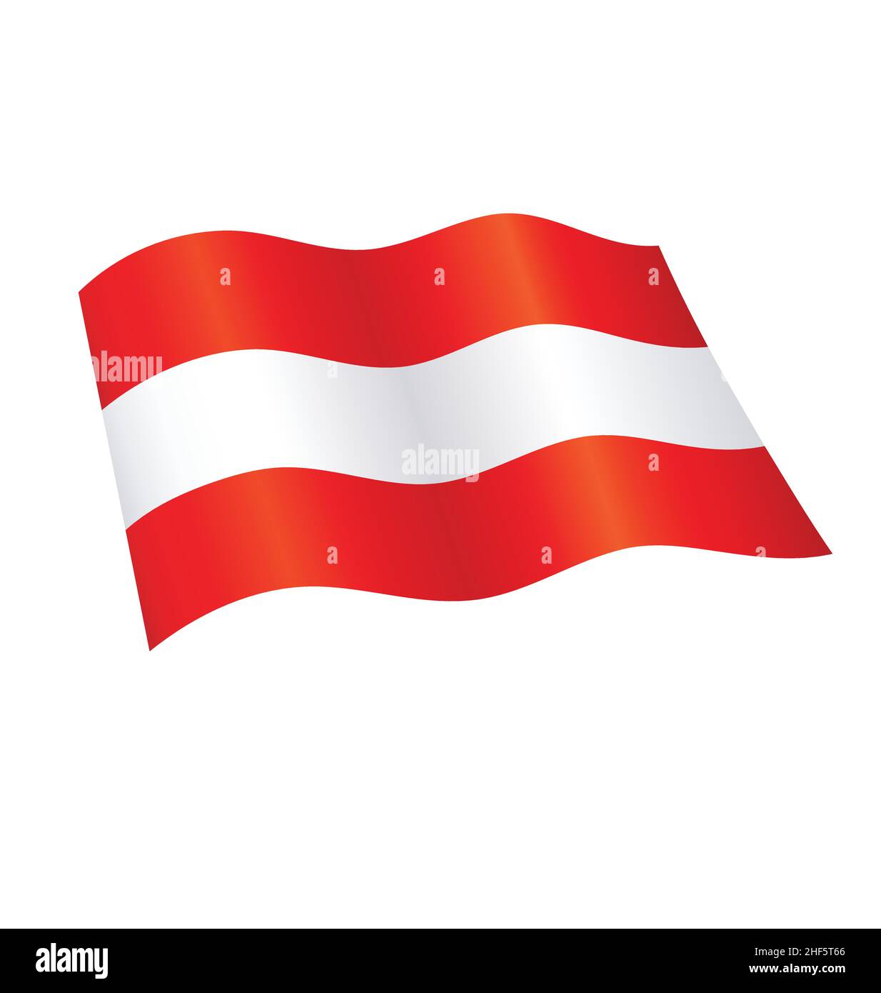 flying Austrian flag of Austria silk icon vector isolated on white ...