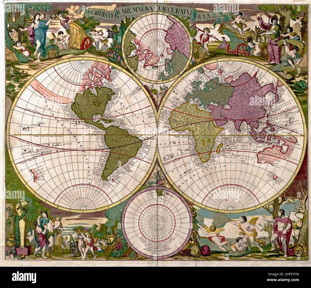 vintage world map Stock Photo - Alamy