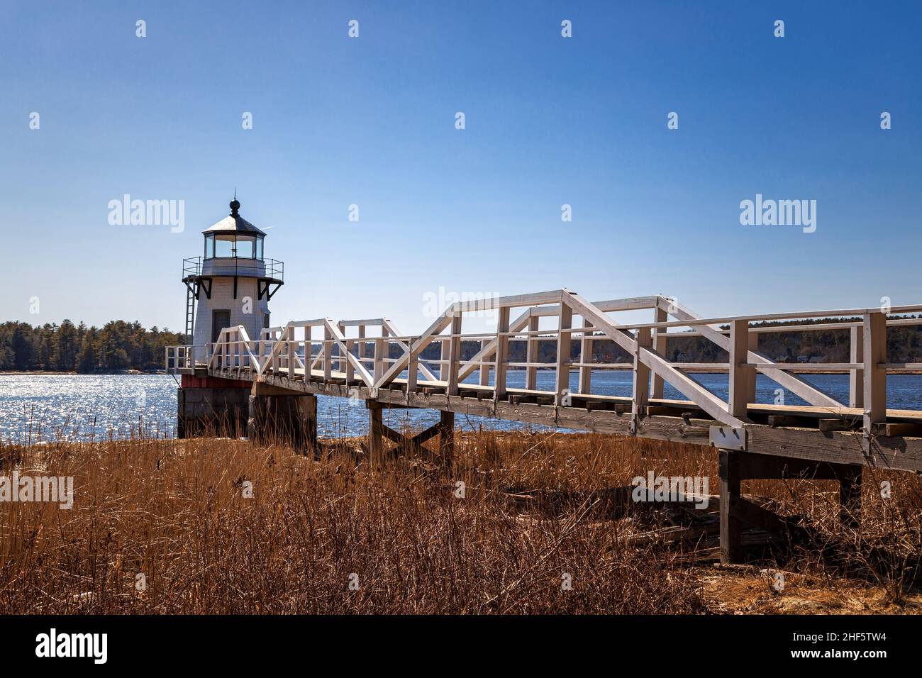 Doubling Point in Maine Stock Photo - Alamy