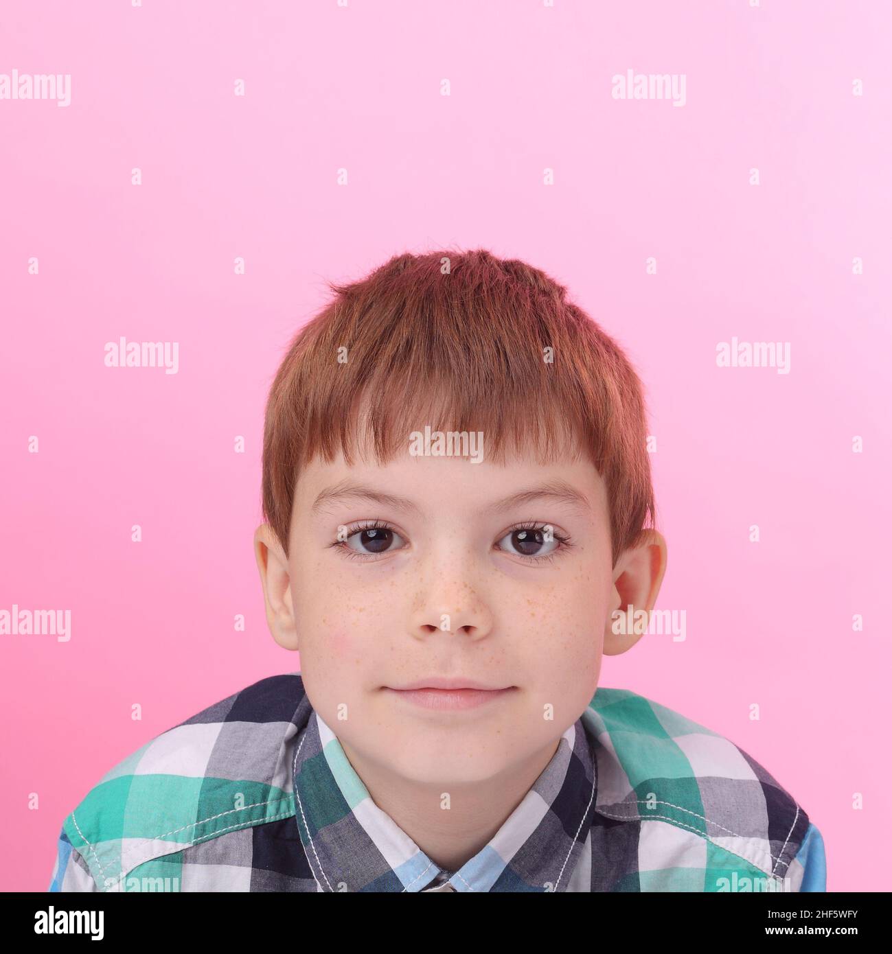 cute little red hair boy Stock Photo - Alamy