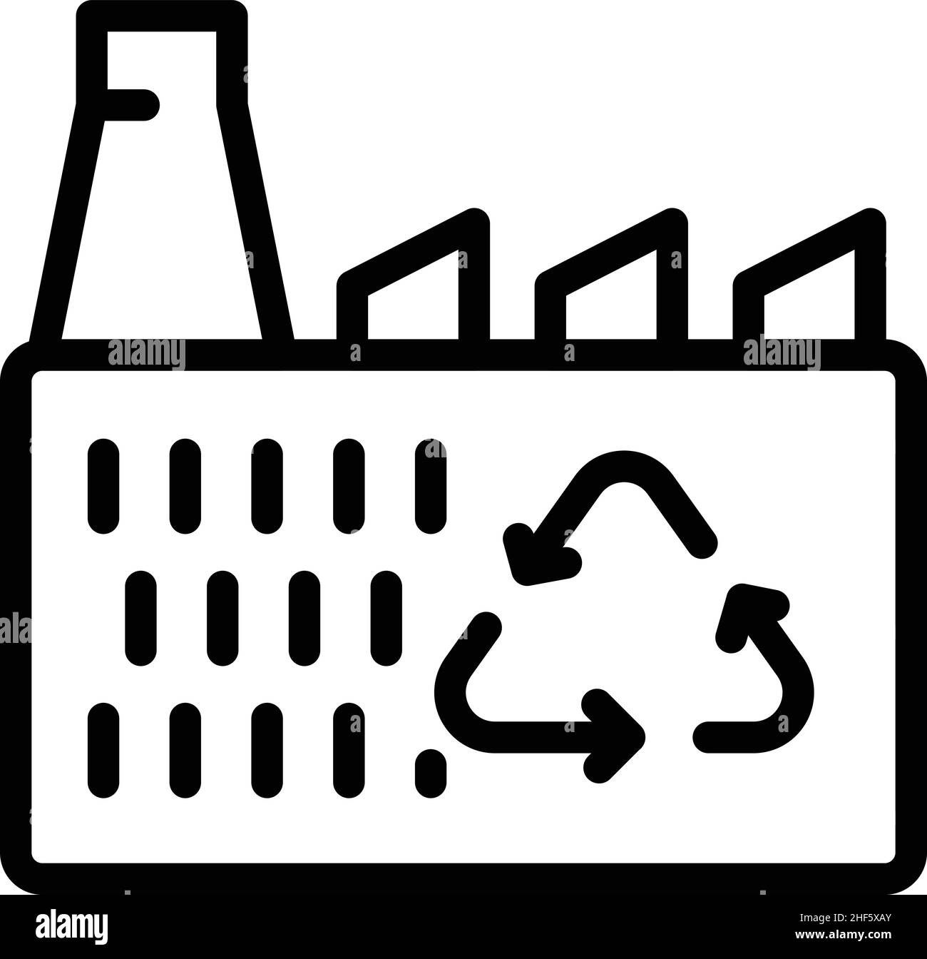Trash box icon outline vector. Waste bin. Plastic garbage Stock Vector ...