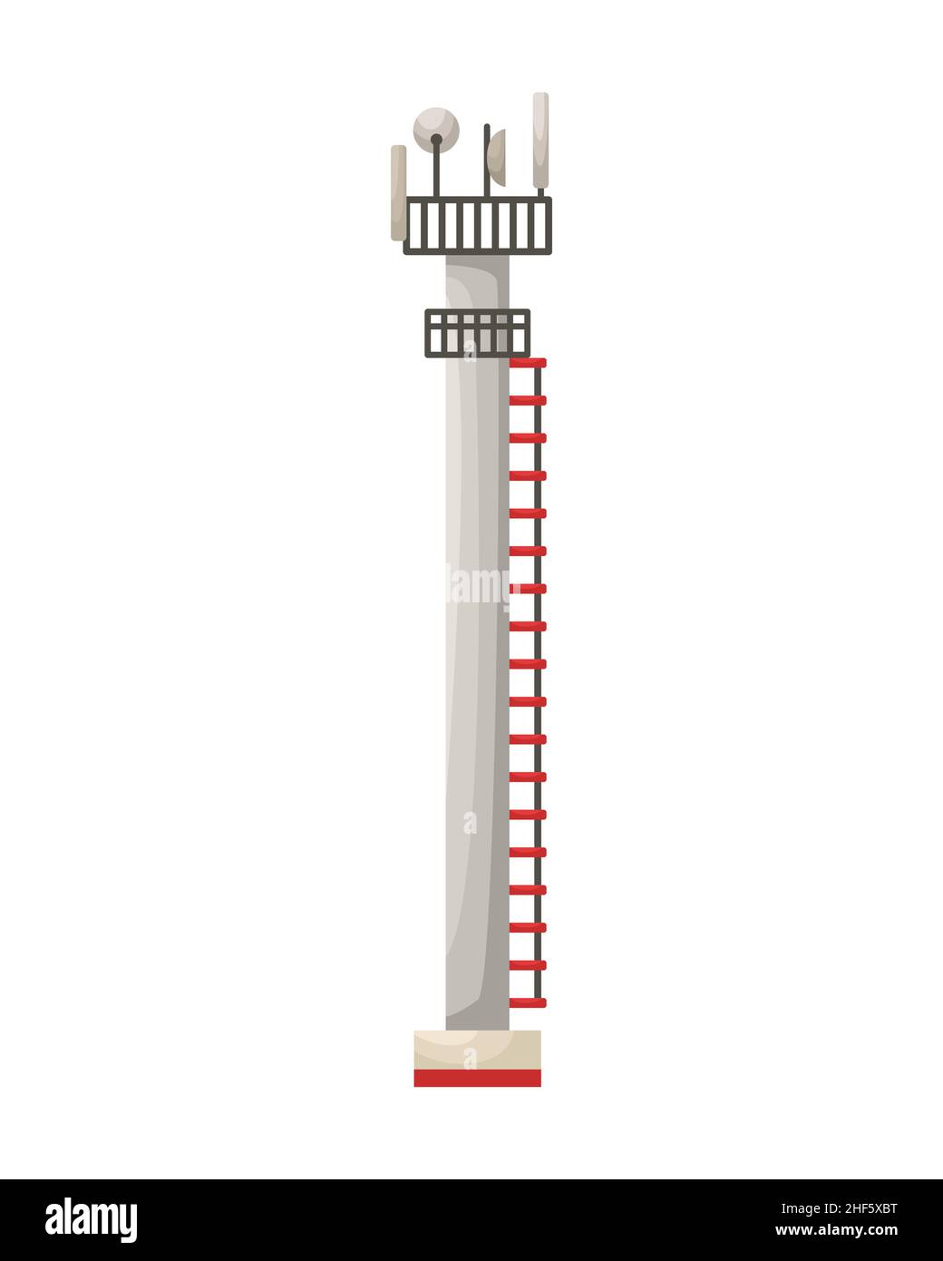 Metal pillar antenna Stock Vector Images - Alamy