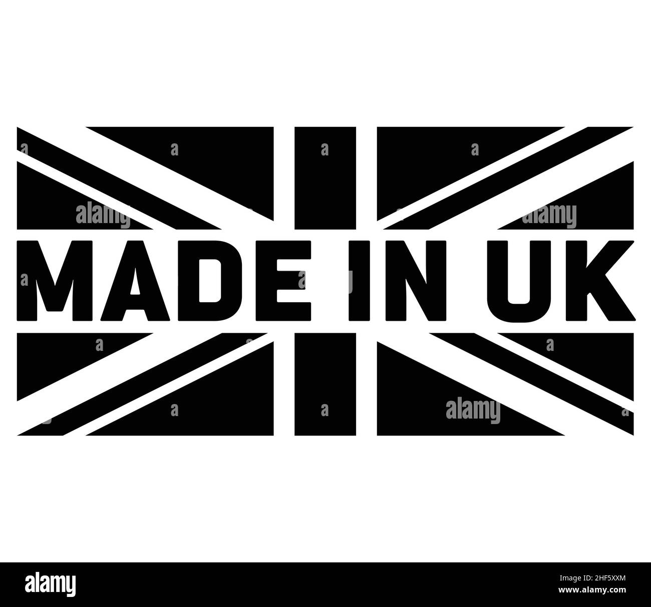 simple stylized made in britain UK united kingdom logo icon emblem ...