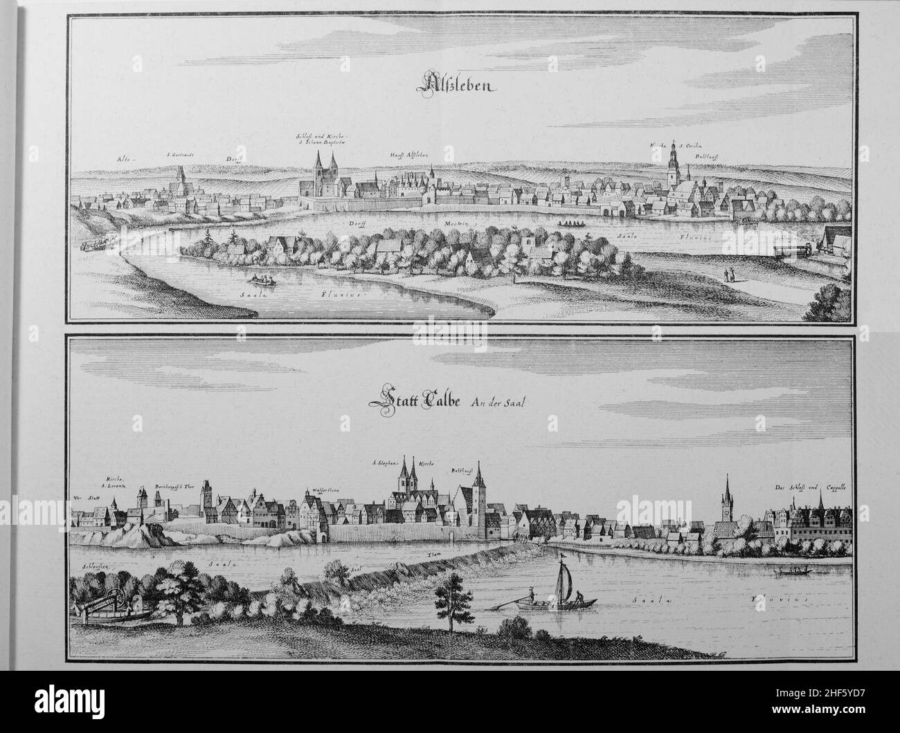 Saxoniae Inferioris (Merian) b 003 Stock Photo - Alamy