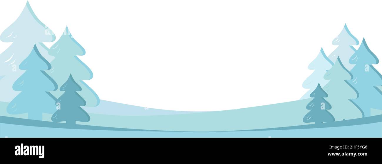 Simple snowy winter background with place for text. Minimalistic design ...