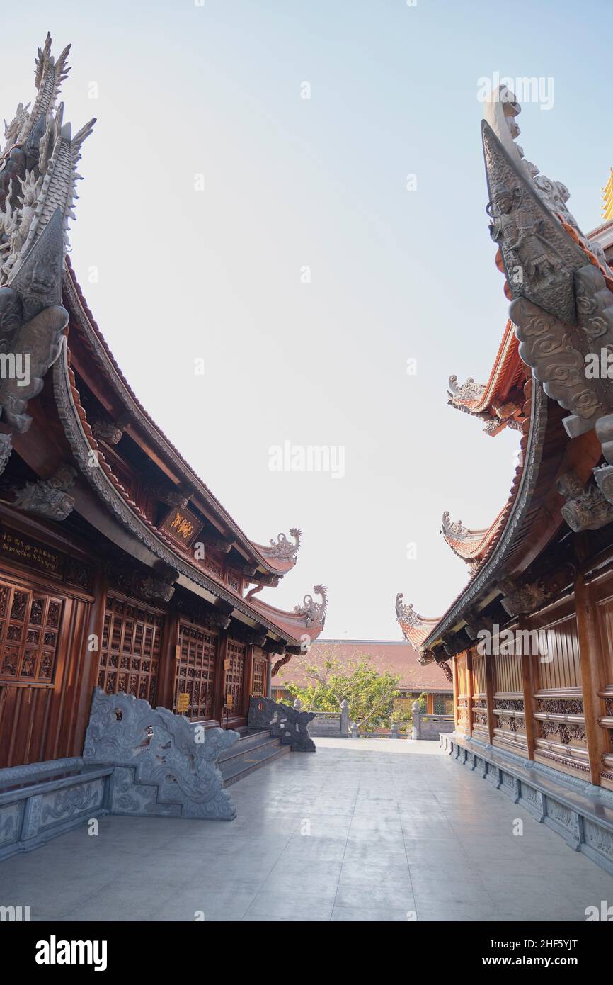 architecture of a temple in ho chi minh city, vietnam Stock Photo - Alamy