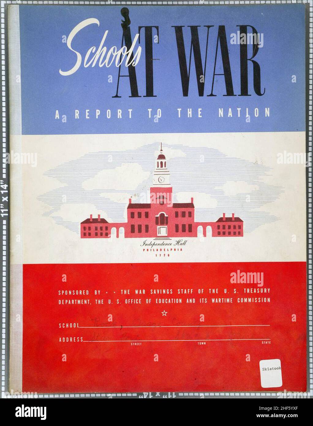 Schools at war scrapbook Stock Photo - Alamy