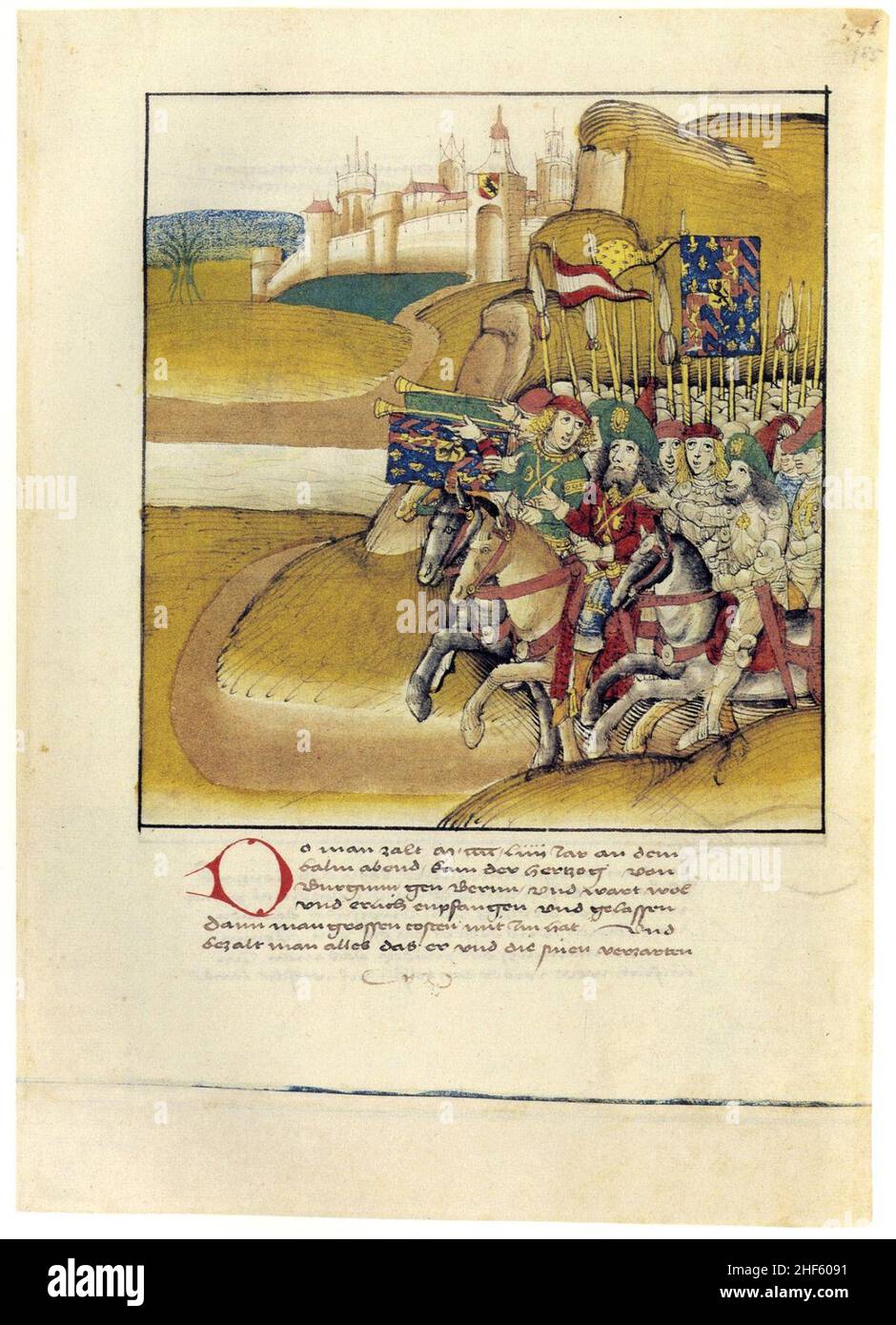 Schilling Spiezer Chronik 22 Stock Photo - Alamy