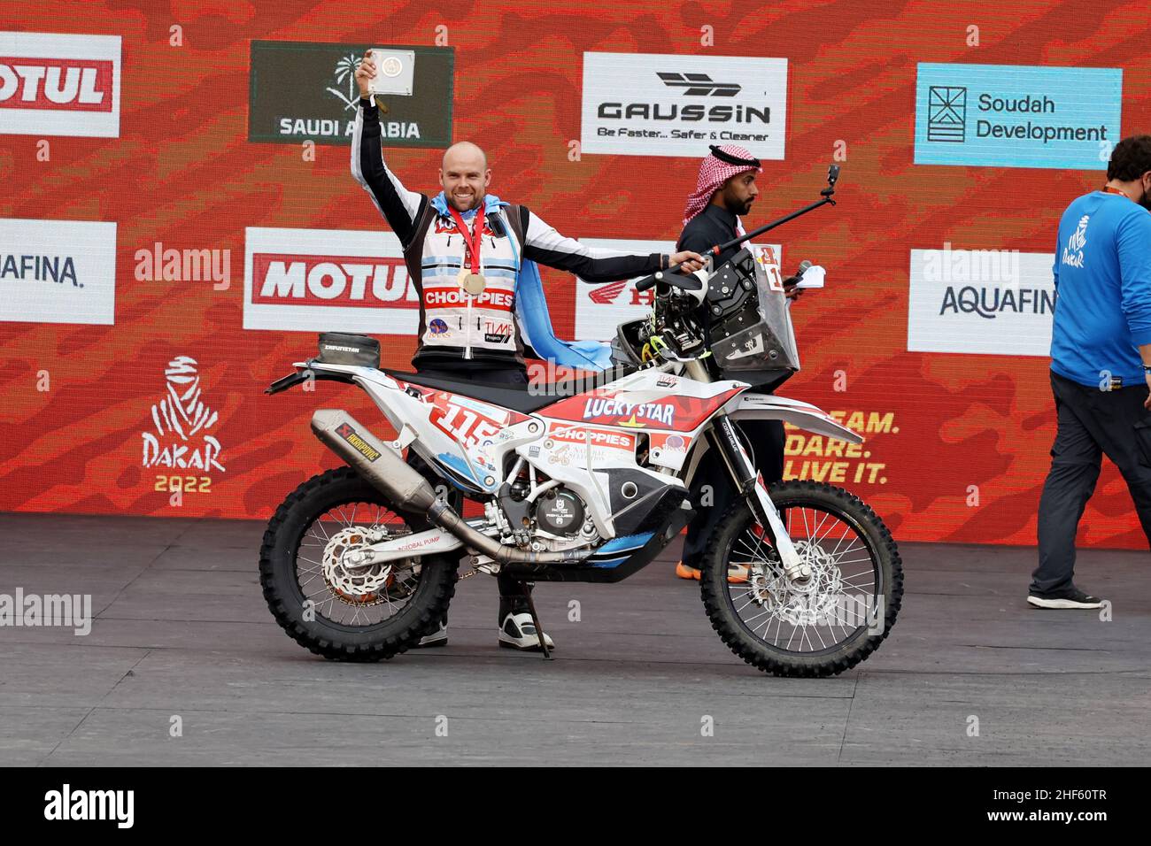 Jeddah, Saudi Arabia. 14th Jan, 2022. 115 Kelly John (bwa), Lyndon ...