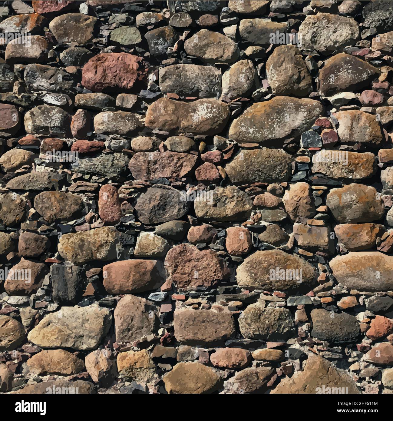 Medieval castle stone floor Stock Vector Images - Alamy