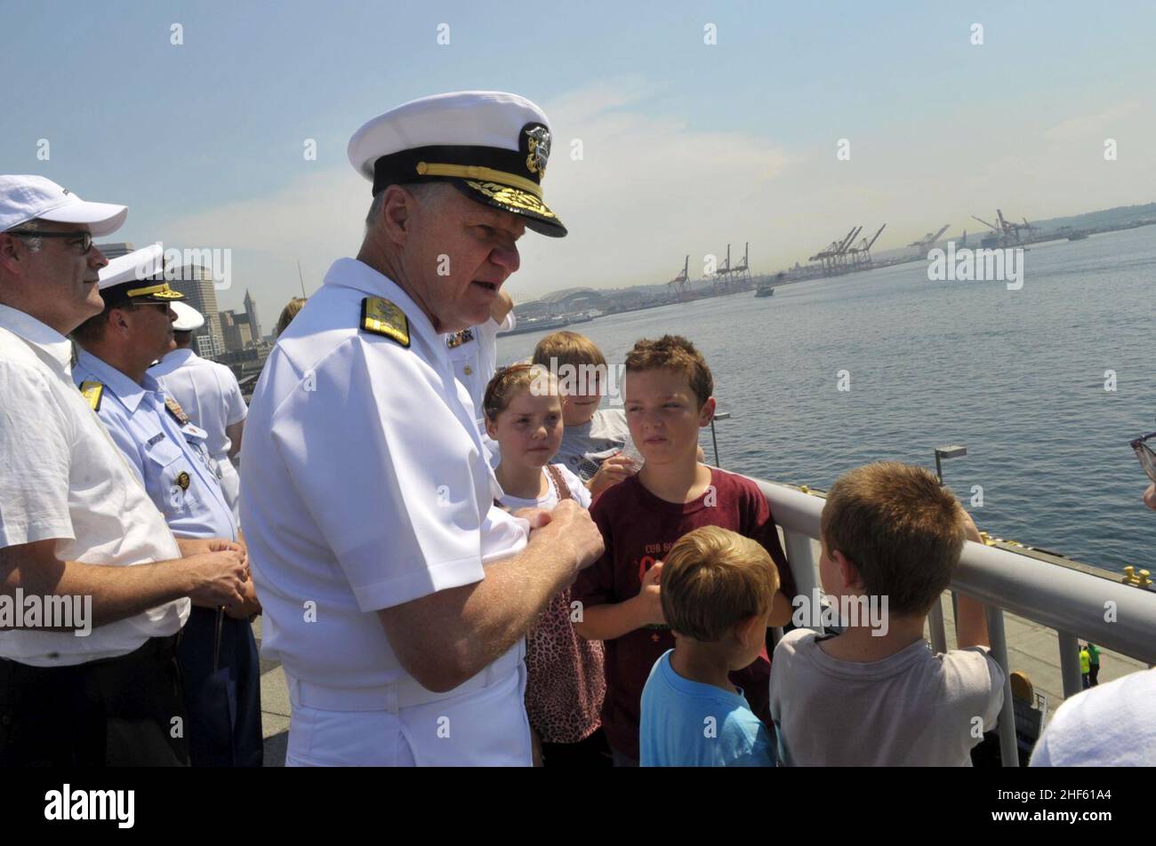 Seattle Seafair parade of ships Stock Photo - Alamy