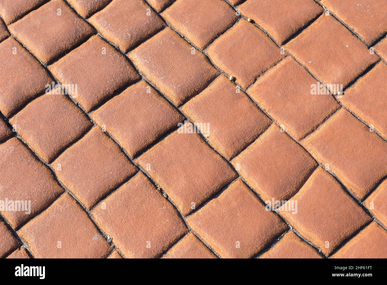 red brick floor background in harmonic pattern Stock Photo - Alamy