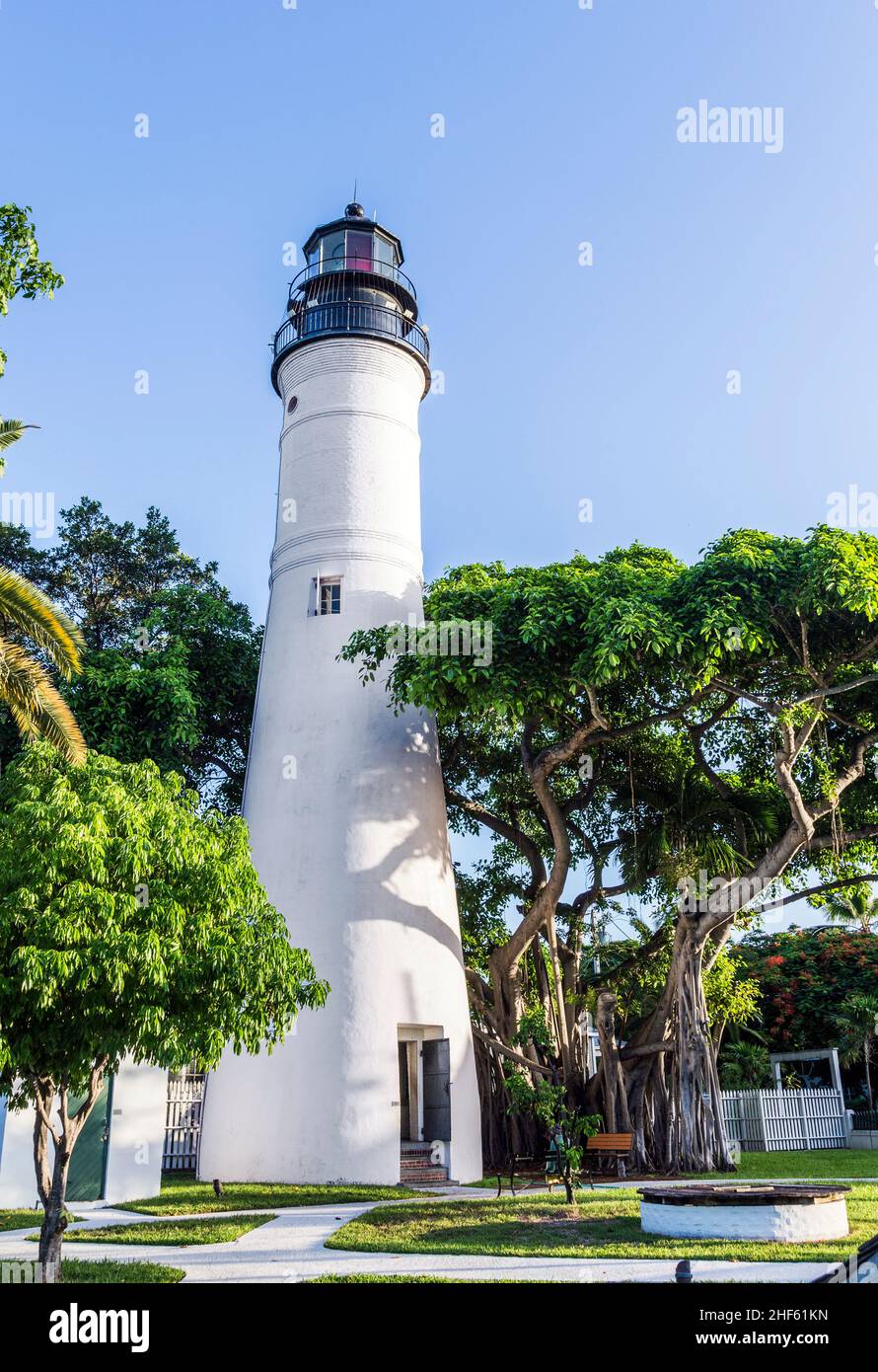 The Key West Lighthouse, Florida Keys, Florida, USA Stock Photo - Alamy