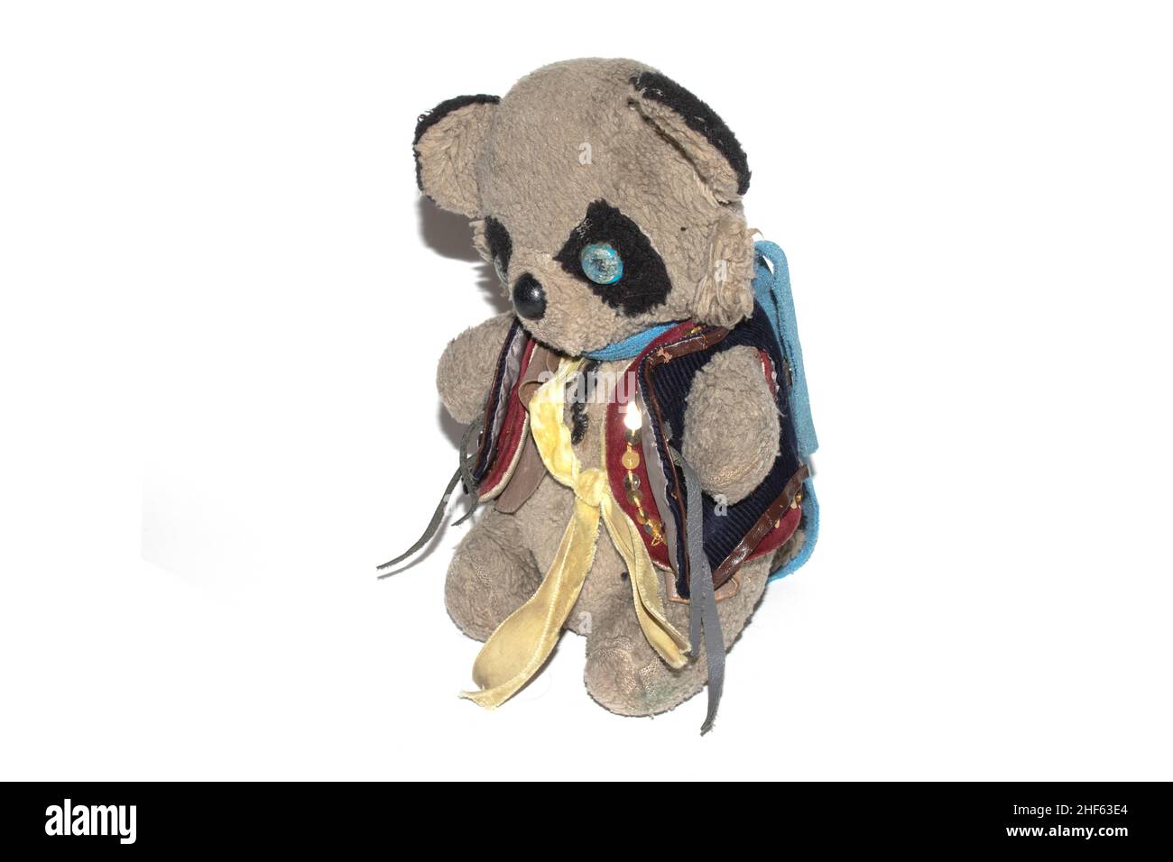 A Old vintage very worn and battered soft toy Stock Photo - Alamy