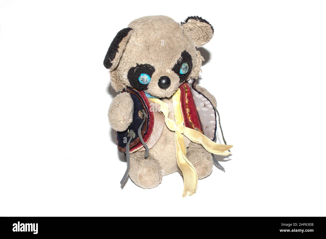 A Old vintage very worn and battered soft toy Stock Photo - Alamy