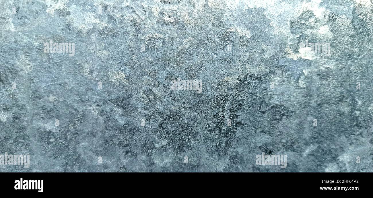 Beautiful background texture of frost crystals on glass Stock Photo - Alamy