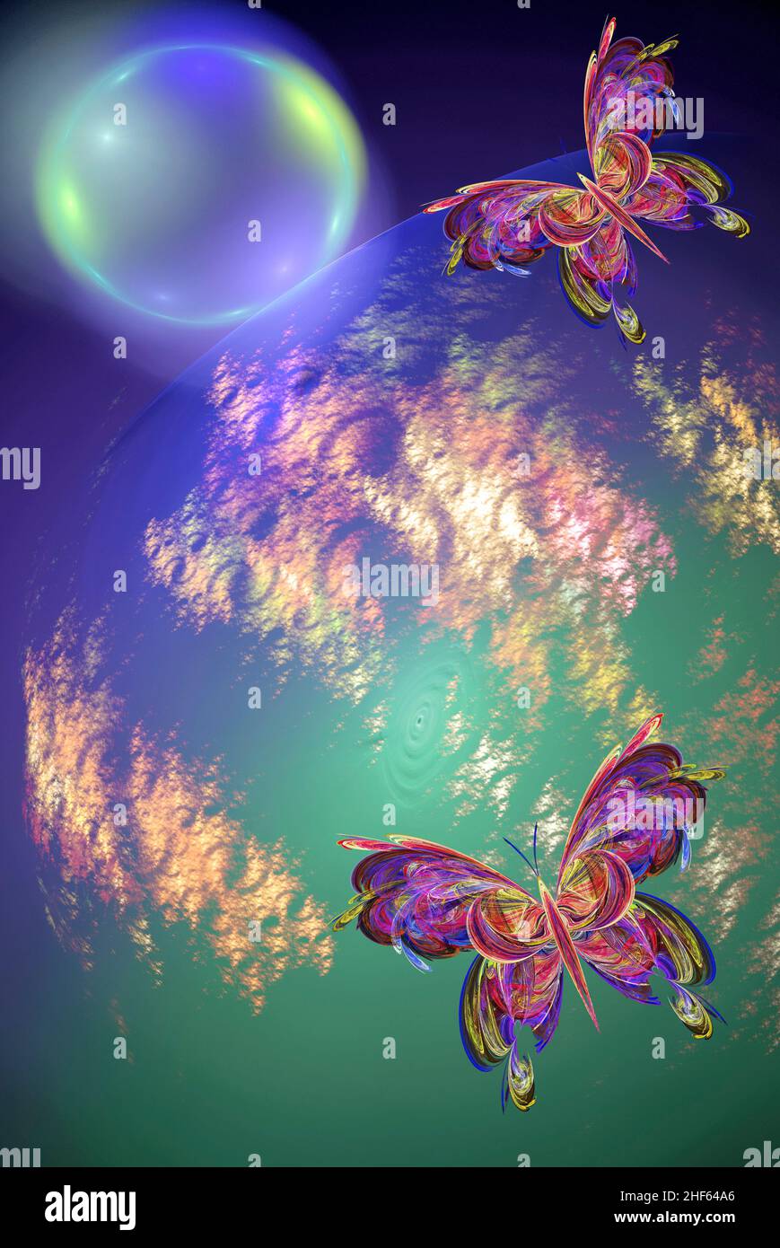 Celestial blue butterfly hi-res stock photography and images - Alamy