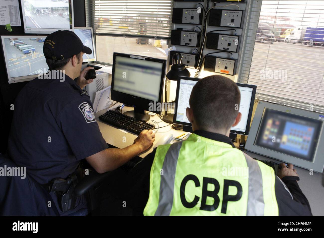 Seattle POE Anomalies Inspection Search Station1 Stock Photo - Alamy