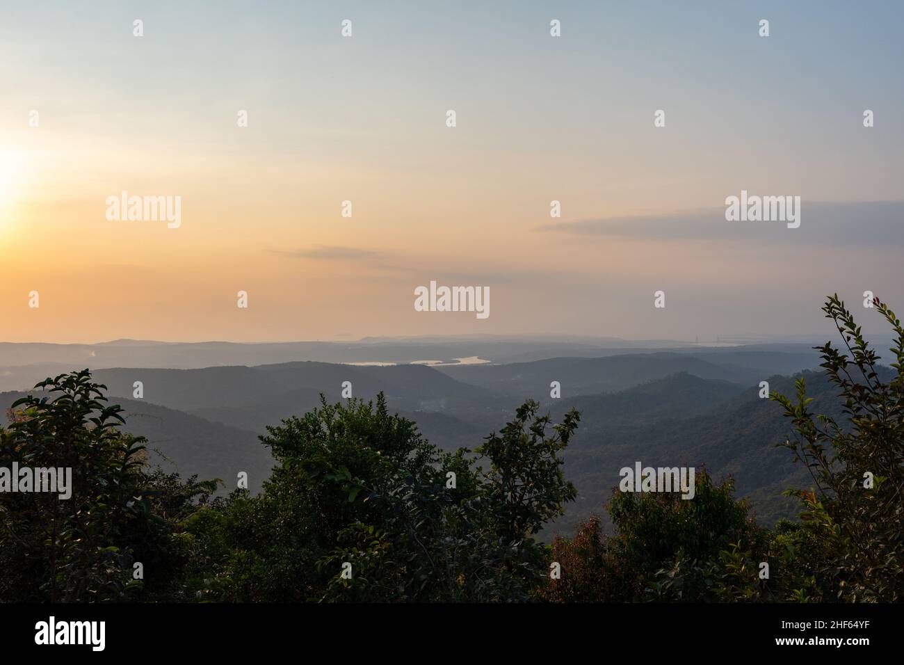Magnificent view of sunset from Shri Siddhanath Temple in Borim, Ponda ...