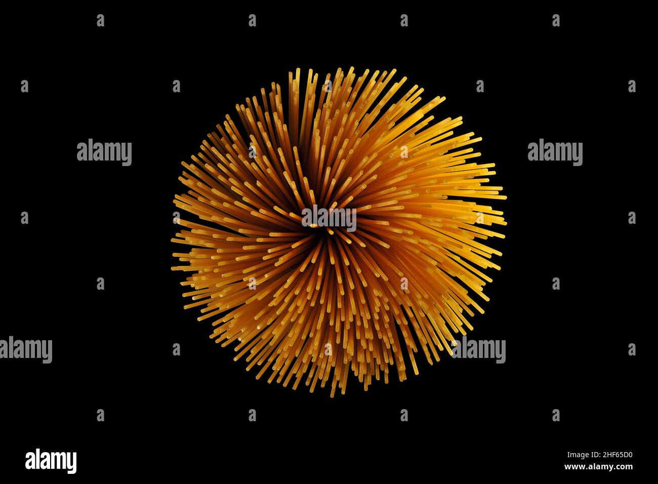 Spaghetti in a sharpe dried ball Stock Photo - Alamy