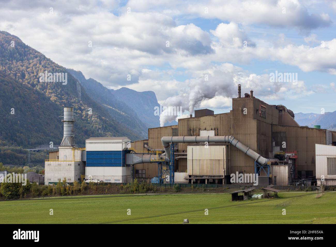 The Acroni steel plant in Jesenice, Slovenia, 16.10.2021 Stock Photo ...